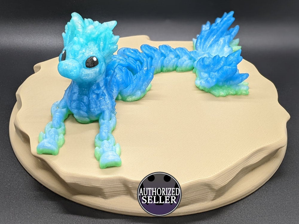 Hippocampus Sea Horse Flexible Fidget Toy 3D Printed | Johnson 3D Creations